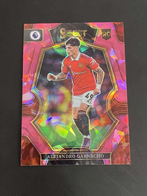 2022-23 SELECT EPL Alejandro Garnacho Pink Ice Mezzanine Prizm SP ...