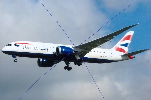 CIVIL AIRCRAFT PHOTO British Airways Plane Photograh Boeing 787 Picture ...