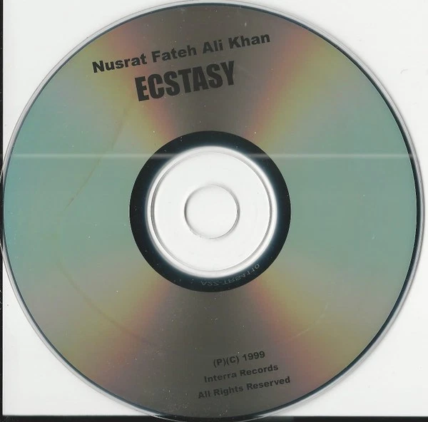 NUSRAT FATEH ALI Khan - Ecstacy (CD, Album) (Mint (M)) - 3890623588 $8. ...