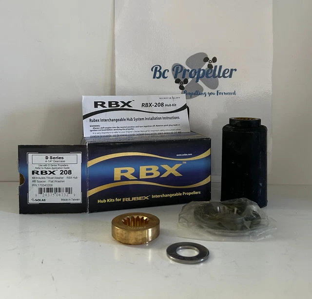 SOLAS RUBEX YAMAHA Outboard Prop Interchangeable Propeller Hub Kit RBX-208 $66.77 - PicClick CA
