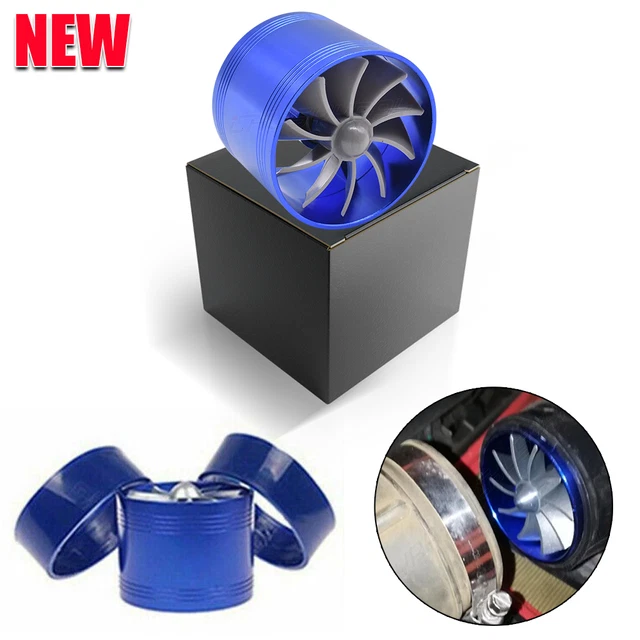 CAR SUPERCHARGER TURBINE Turbo Charger Air Filter Intake Fan Fuel Gas ...