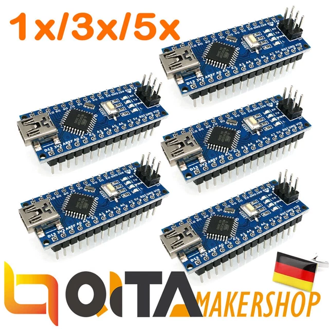 Arduino Nano V3 0 Atmega328p Module Ch340 16mhz Miniusb £8 45 Picclick Uk