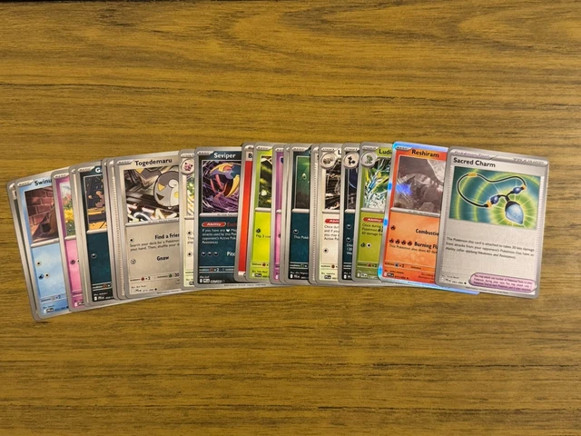 POKÉMON TCG PHANTASMAL Flames Random Joblot Bulk Bundle Energy, Normal ...