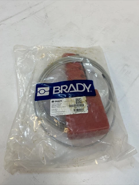 BRADY 50943 ALL Purpose Cable Lockout Superior chemical corrosion and ...