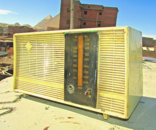 VINTAGE TRANSISTOR TELEMISR Radio, 1959's Model " راديو تليمصر " Radio ...