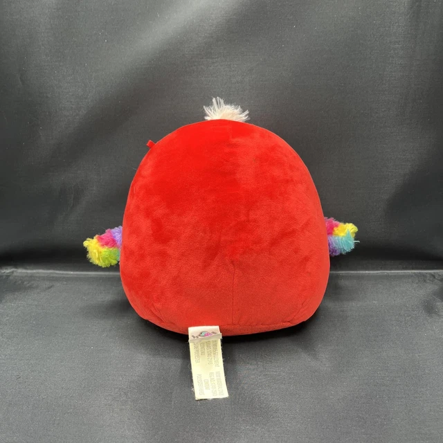 SQUISHMALLOW RED PACO THE PARROT PLUSH SOFT TOY BIRD 8” £9.99 - PicClick UK