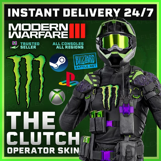 CALL OF DUTY Modern Warfare 3 Monster Energy 🔥 THE CLUTCH RARE SKIN 🔥 ...