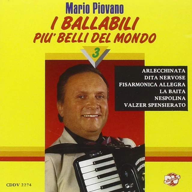 PIOVANO MARIO I Ballabili Piu' Belli Del Mondo 3 (CD) EUR 12,41 ...