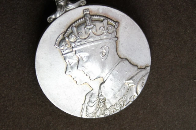 * 1937 CORONATION Silver Medal & Ribbon George V1 #Klm75 $110.00 ...