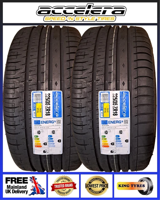2X225/35ZR18 87YXL PNEU ACCELERA, MONTAGE GRATUIT OU AFFRANCHISSEMENT ...