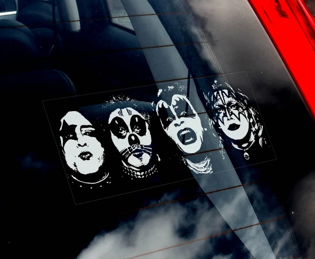 KISS Decal KISS Band Car Window Sticker - Rock Music Decal For Cars ...
