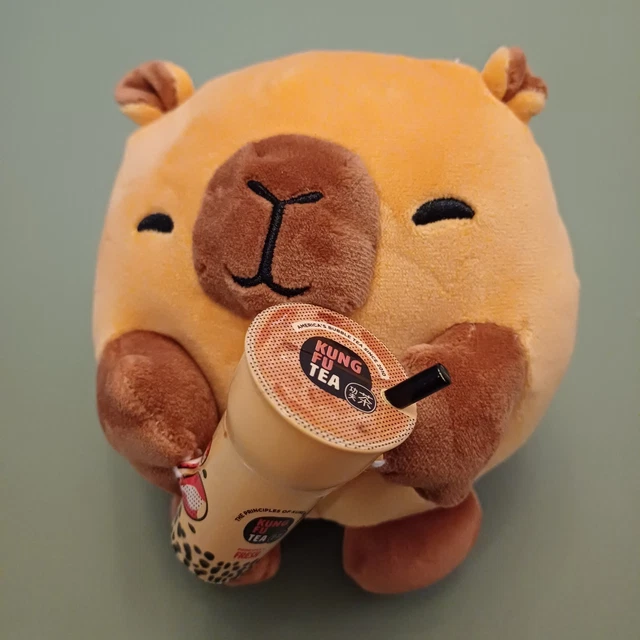 SNACKLES, SERIES 2, Capybara (Kung Fu Tea, Bubble Tea), Plush Toy Rare ...