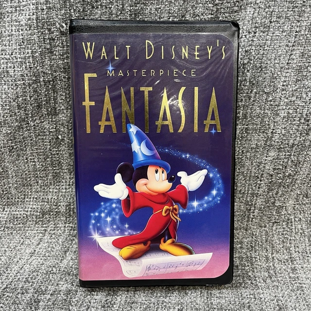 WALT DISNEY’S MASTERPIECE Fantasia (VHS, 1991) Rare Black Diamond ...