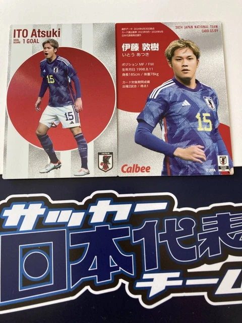 NATIONAL SOCCER NATIONAL 2024 GS09 Atsuki IKAA Gento Goal Scorer Card ...