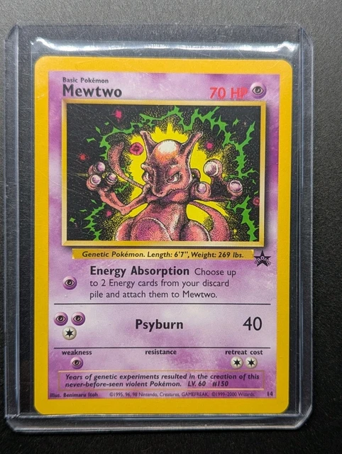 MEWTWO BLACK STAR Pokemon Promo Black Star 2000 14 EUR 9,90 - PicClick DE