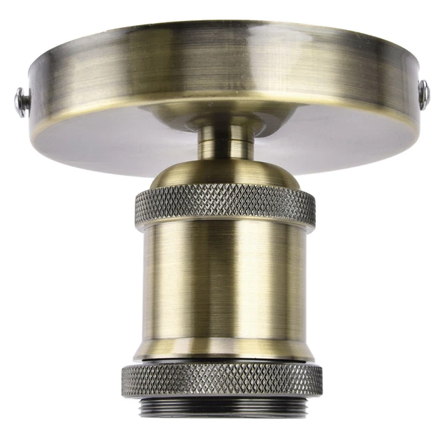 (ANTIQUE GREEN)VINTAGE E26 E27 Lamp Socket Ceiling Lamp Holder With £9. ...
