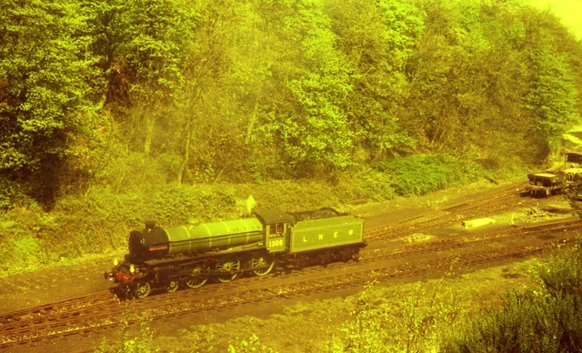 ORIGINAL RAILWAY TRAIN NEGATIVE. LNER steam loco 1306. Ulverston 1976 £ ...