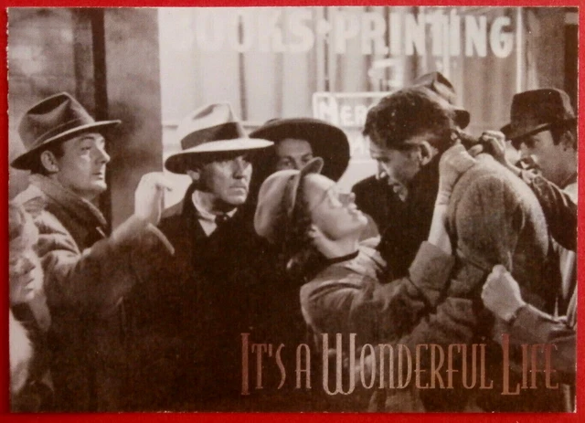 IT'S A WONDERFUL LIFE - Card #55 - The Librarian - James Stewart EUR 4 ...