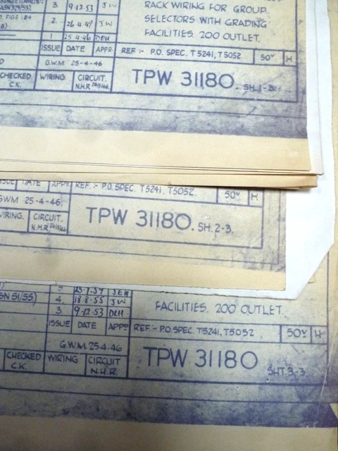 GPO STROWGER DIAGRAM Common Services Rack Wiring For Group Selectors ...