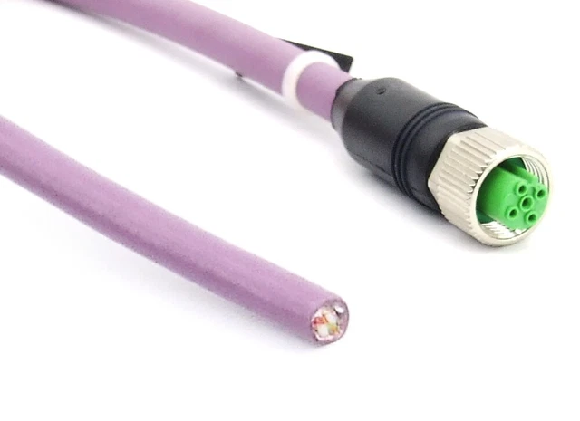 PROFIBUS DATA CABLE M12 5-Pin Socket Bus DP Adapterkabel Leitung ...