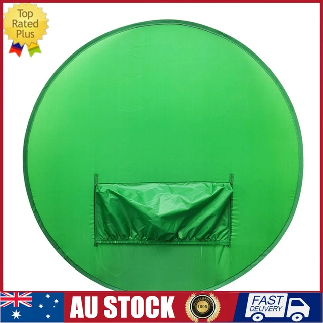 PORTABLE 142CM GREEN Screen Backdrop with Elastic Cover for Chair ...