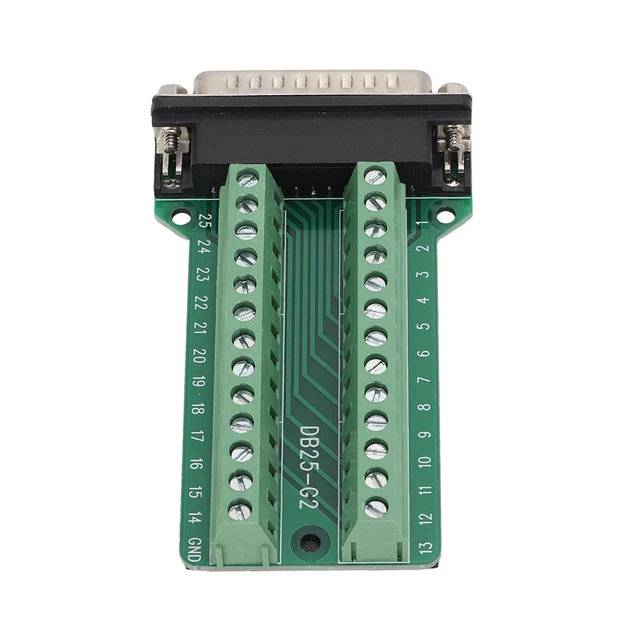 (DB25-)TERMINAL BLOCK ABRASION Resistant Screw Type 25Pin Safe PCB ...