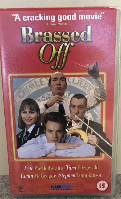 BRASSED OFF VHS Video Tape Film Movie 1996 Film Four Comedy Romance £3. ...