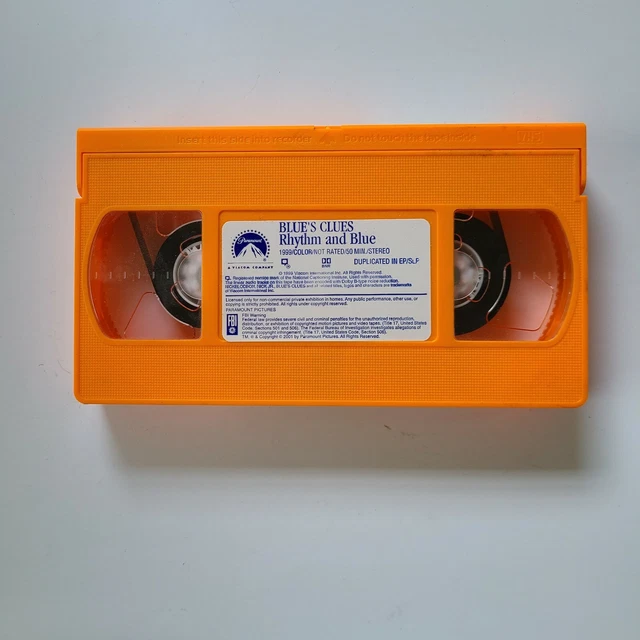 BLUE'S CLUES VHS ~ Rhythm And Blue 1999 no case £6.65 - PicClick UK