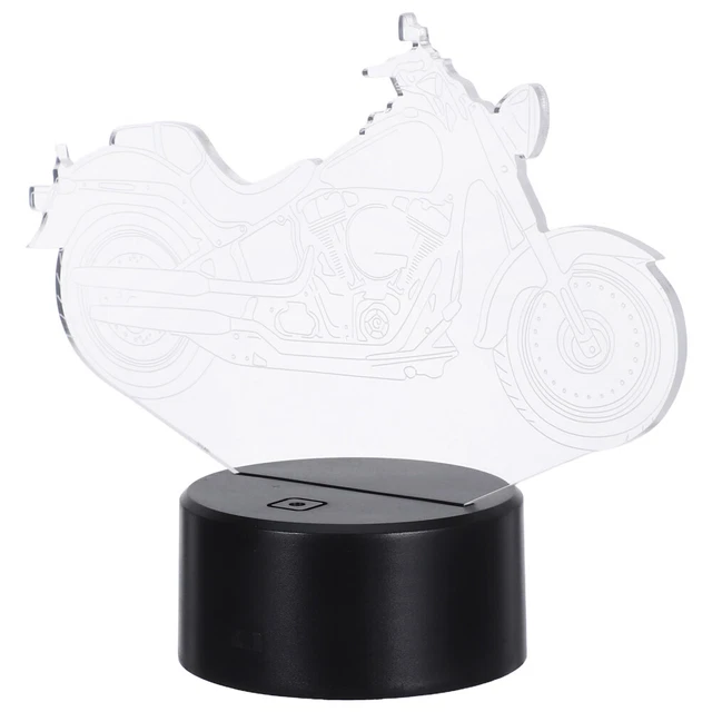 3D LAMP VISUAL Light Effect Touch Colors Changes Night Light ...