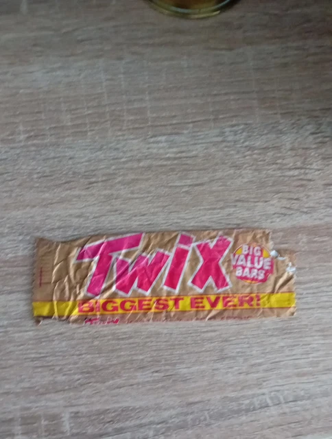 TWIX CHOCOLATE BAR vintage Wrapper packaging 1985 collectable £1.75 ...