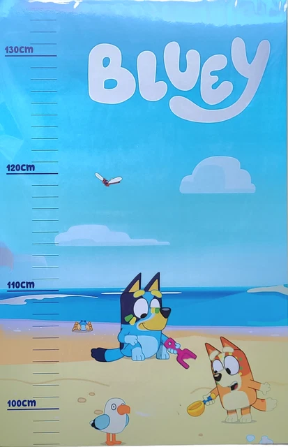 BLUEY HEIGHT MEASURING chart kids £11.52 - PicClick UK