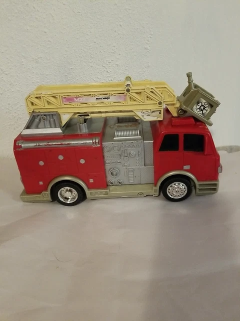 MATTEL MATCHBOX RESCUE Net Fire Truck M27 Mechanical Ladder 10 in. For ...