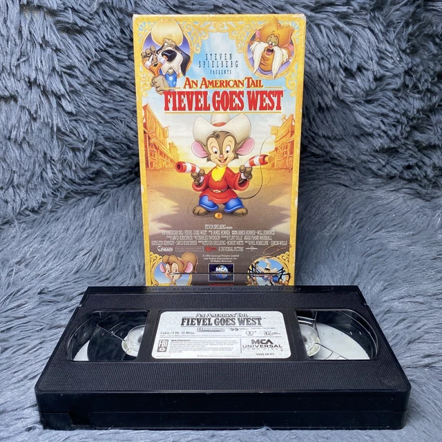 AMERICAN TAIL, AN Fievel Goes West VHS 1992 Vintage Steven Spielberg ...
