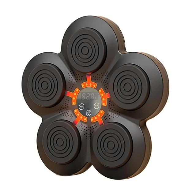 CIBLE INTELLIGENTE DE Boxe Boîte musicale à cibles murales avec 6 ...