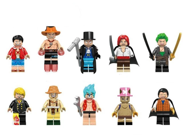 CUSTOM MINIFIGURE &ONE Piece" ... Manga LUFFY Type Lego EUR 17,90 ...