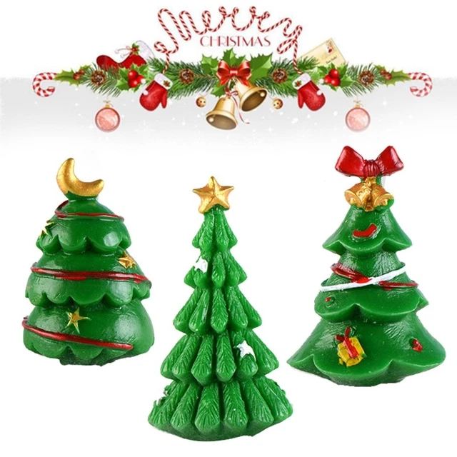 3D CHRISTMAS TREE Mold Silicone Clay Soap Mould DIY Baking Tool $4.77 ...