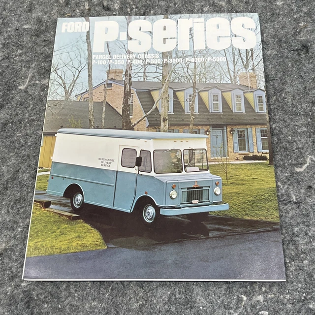 1967 FORD TRUCK P-series Delivery P100 P350 P400 sales brochure 6 pg ...