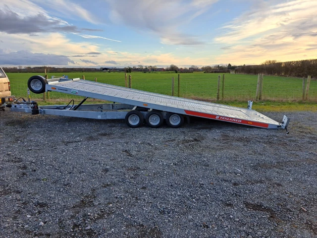 NEW TEMARED 5820 Carkeeper Trailer 3500Kg Triaxle Tiltbed Car ...