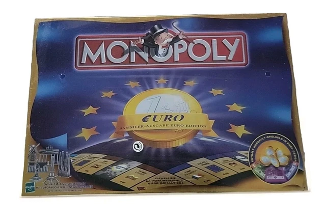 MONOPOLY EURO EDITION 1999 Original verpackt EURO Edition NEU & OVP DE ...