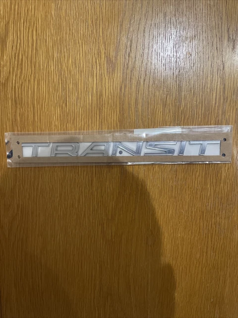 GENUINE FORD TRANSIT Custom Rear Door Name Plate Badge Emblem 2012 ...
