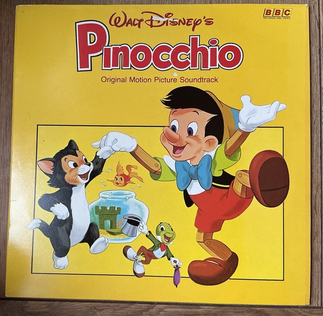 WALT DISNEY’S PINOCCHIO - Original Sound Track- 12" Vinyl LP BBC REC ...