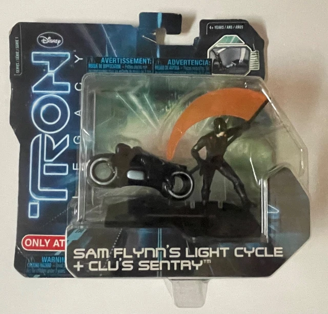 DISNEY TRON LEGACY Target exclusive clu’s sentry /sam and lightcycle ...