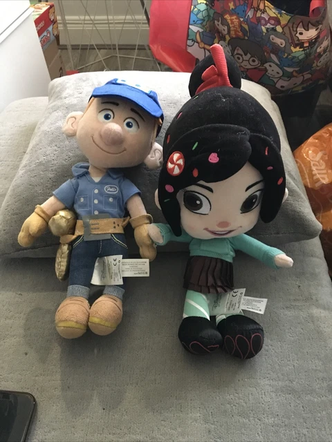 DISNEY STORE VANELLOPE Von Schweetz Wreck It Ralph Plush 13" £1.50 ...
