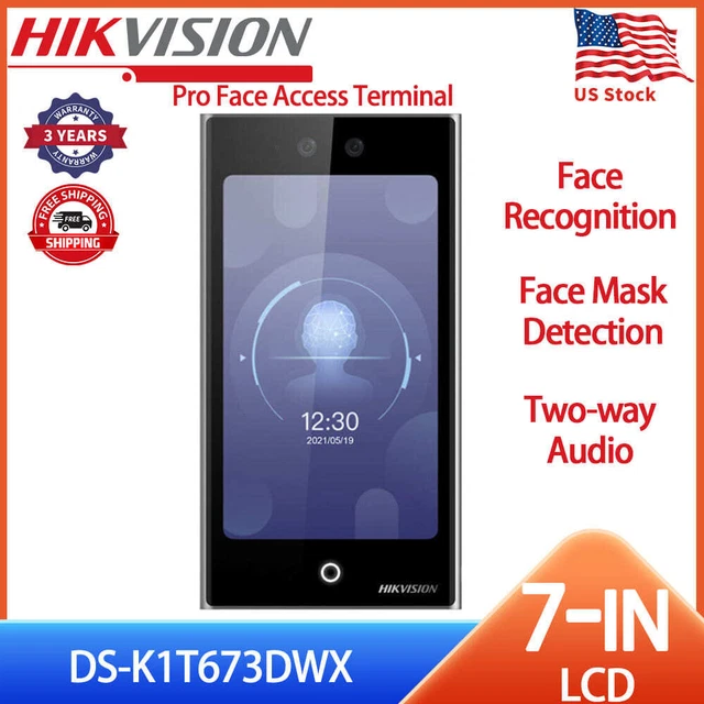 HIKVISION DS-K1T673DWX FACE Recognition Access Terminal 2-way Audio ...