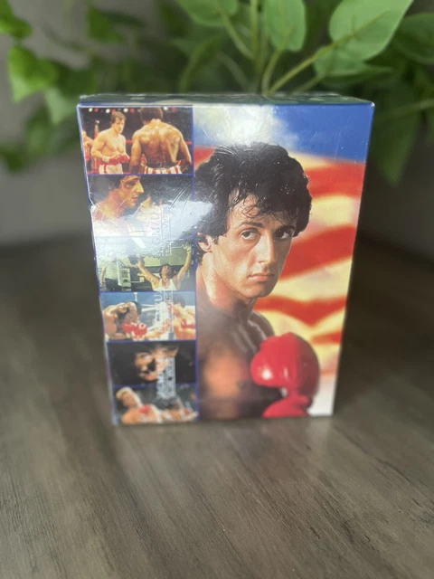 SEALED ROCKY 1-5 VHS BOX SET COMMEMORATIVE 20th ANNIVERSARY GIFT SET ...