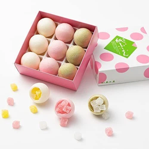 JAPANESE TRADITIONAL SWEETS New sensation Takagiya Kamifuusen 9 pieces ...