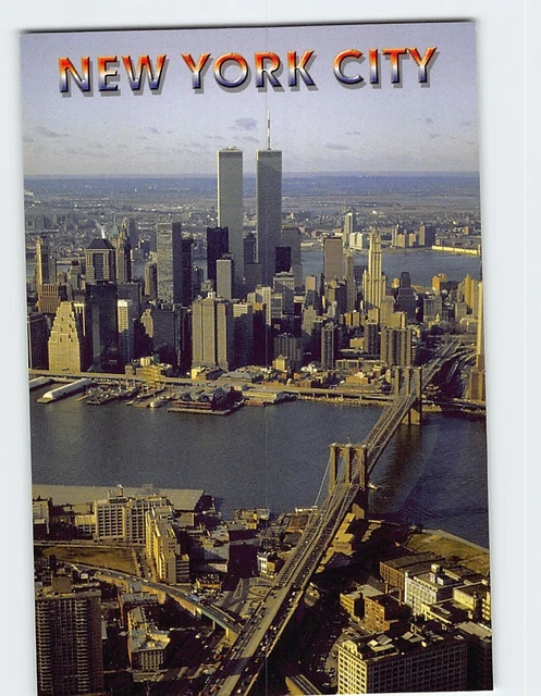 POSTCARD AERIAL VIEW New York City New York USA £6.31 - PicClick UK