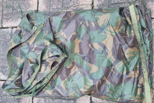 BRITISH ARMY ISSUE DPM Waterproof Shelter Basha Sheet Tarp 260 X 220 cm ...