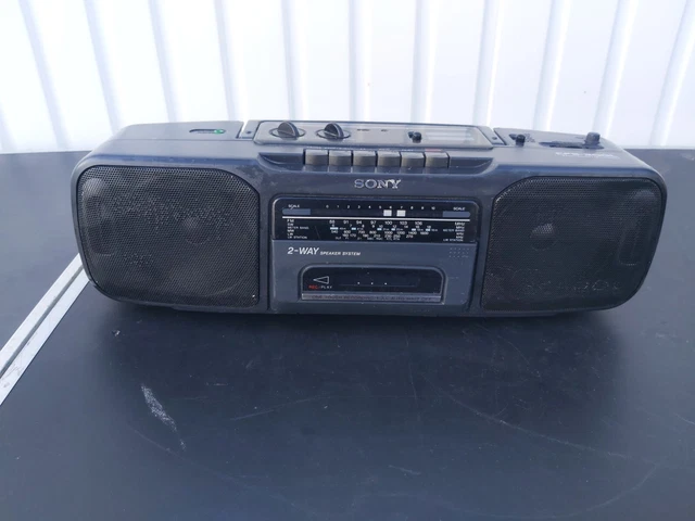 SONY BOOMBOX RADIO Sony CFS-200L CASSETTE Player Untested £12.00 ...