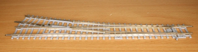 PIKO 55171, -SPUR H0-, A-Gleis Weiche rechts mit Betonschwellen, DC ...